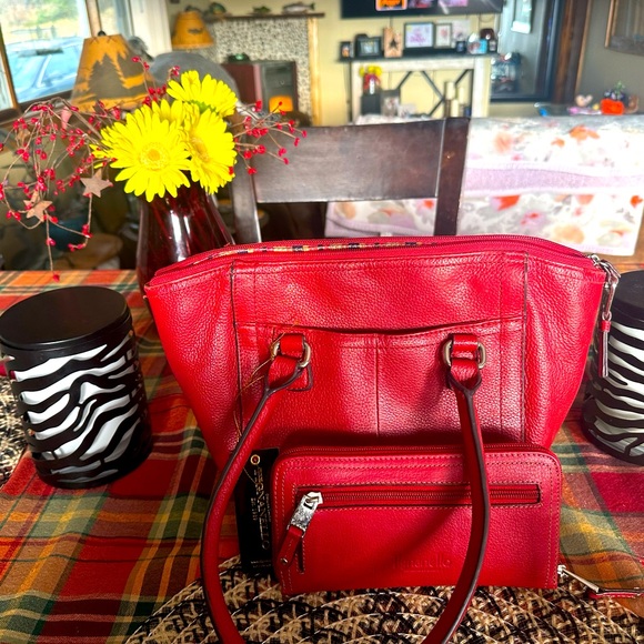 Tignanello | Bags | Nwt Tignanello Rock City Satchel Wallet Not New But ...